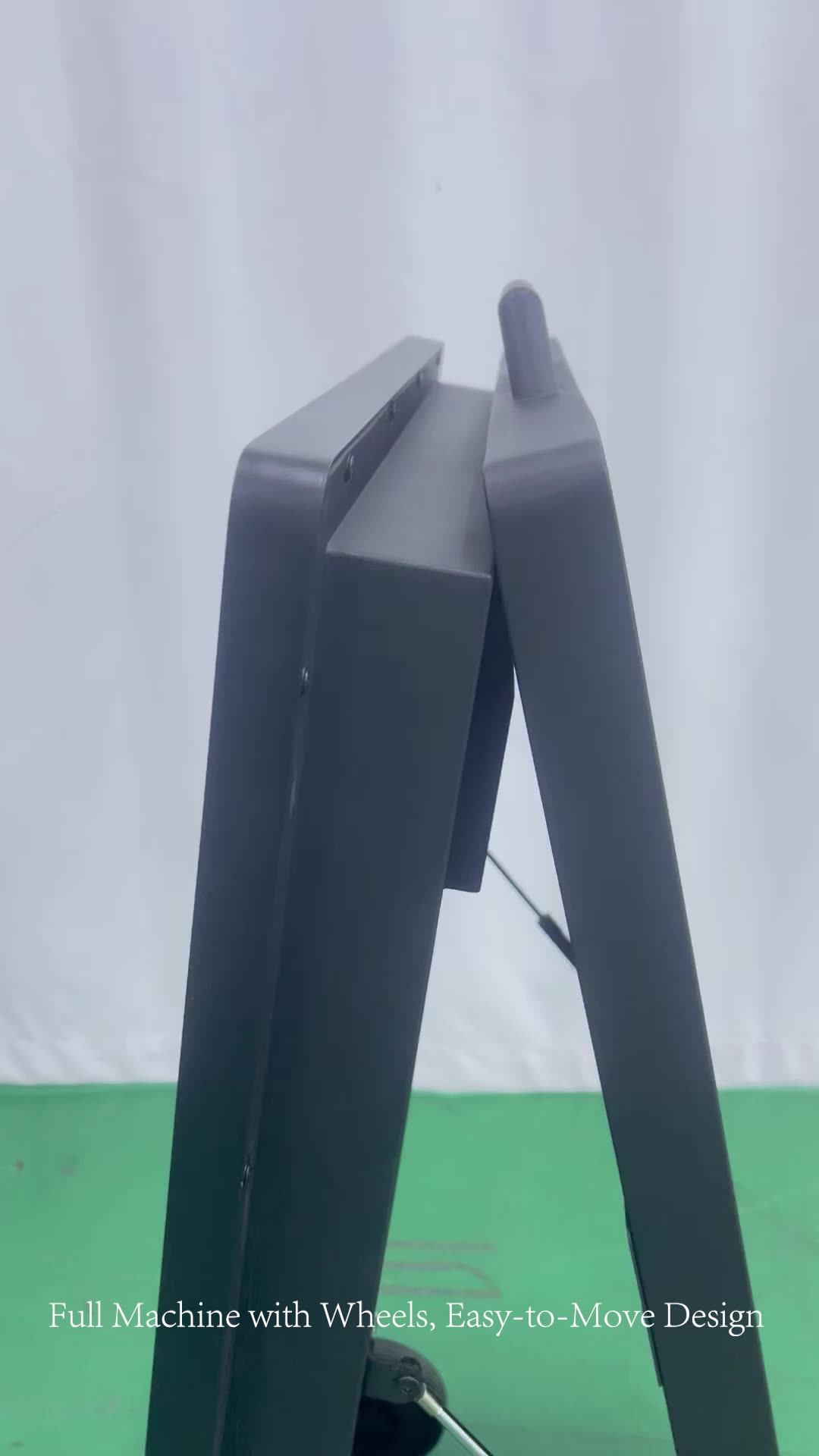 43" Outdoor Digital A-frame Sign With Integrated Solar Panel And ...