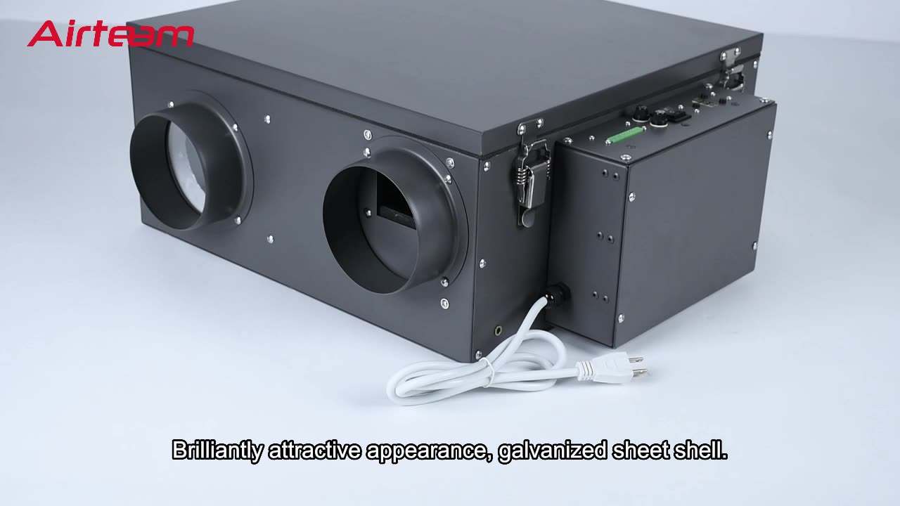 High Efficiency Air Exchanger Erv Energy Hrv Small Heat Recuperator Recovery Ventilation ...