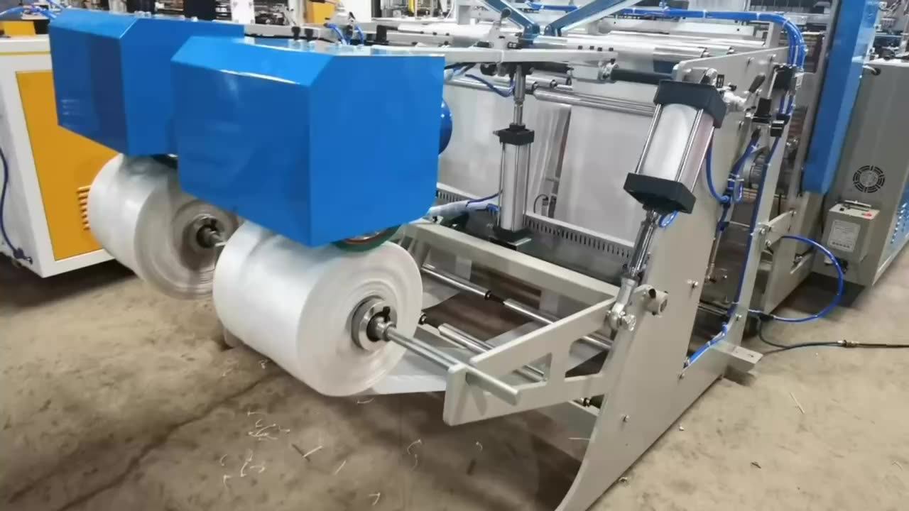 Polythene Bag Making Machine Single Layers Non-strech Cold Cutting The ...