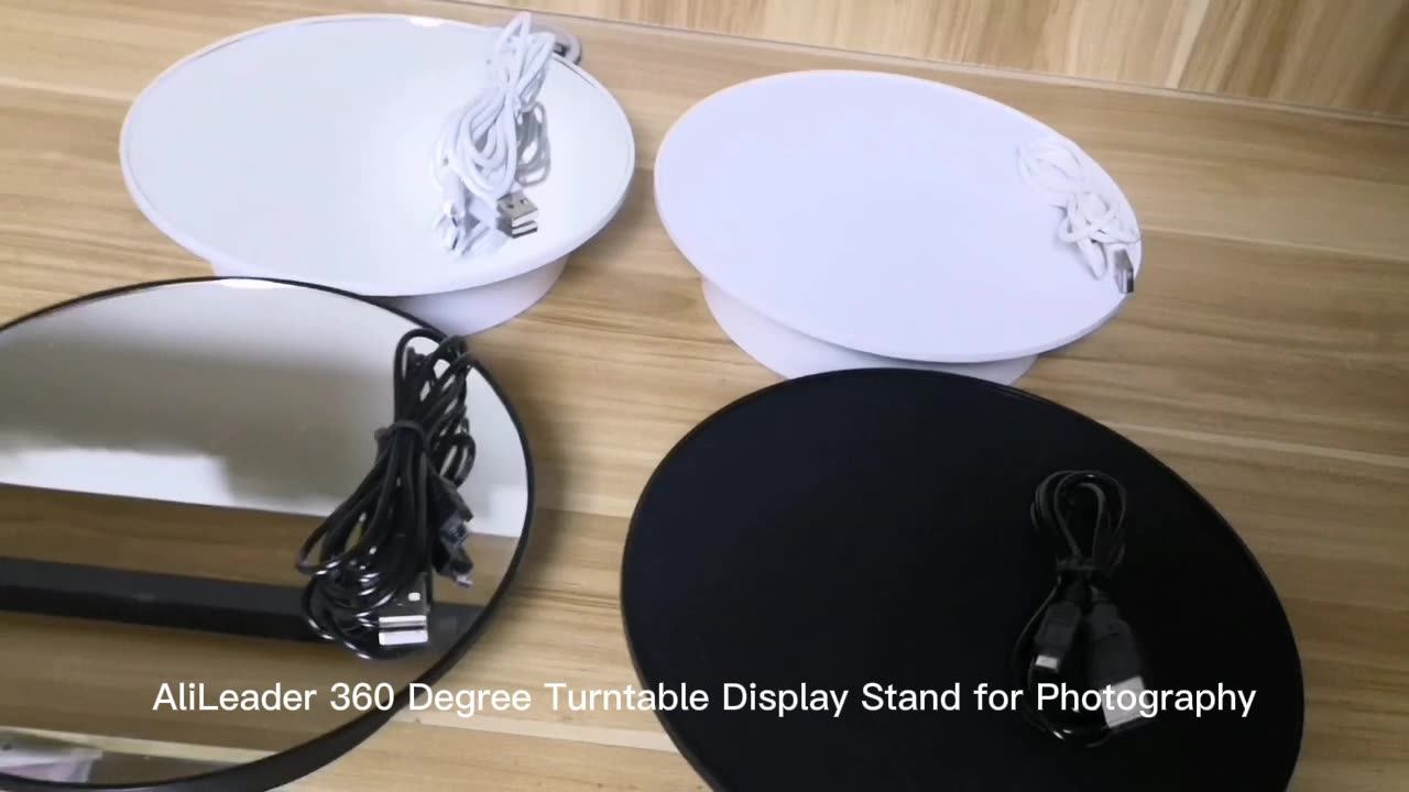 20cm Usb Motorized Rotatable Display Racks 360 Degree Rotating ...