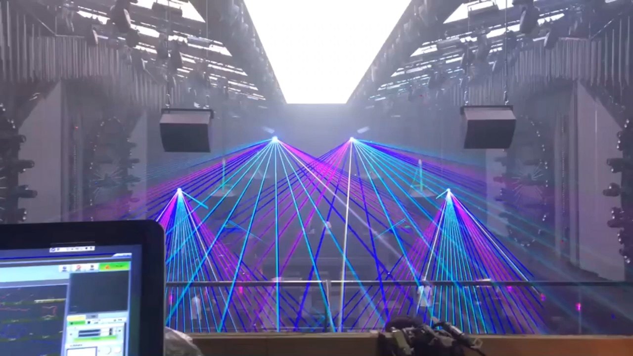 Xhr Professional Outdoor High Power Stage Laser Show 12w Rgb Light ...