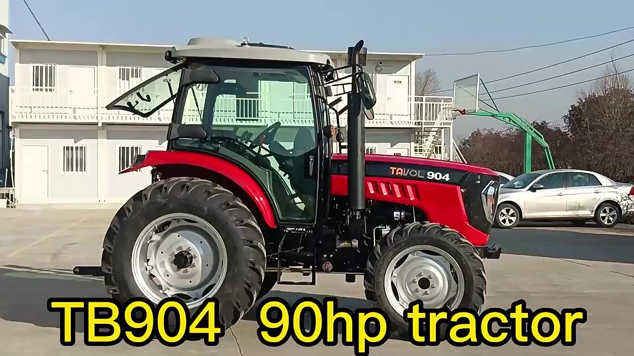 Farm Tractors 25hp 45hp 50hp 60hp 70hp 80hp 90hp Mini 4*4 Tractor With ...