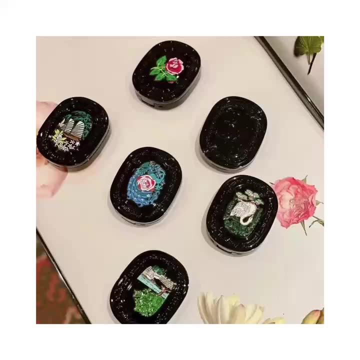 Custom Solid Perfume Ceramic Containers Cosmetic Packaging Container ...