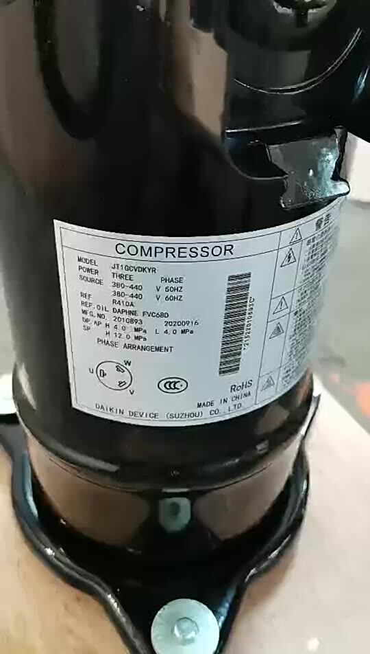 Scroll Compressors Daik 6hp Inverter Compressor Jt1gcvdkyr Jt1gcvdk1yrt ...