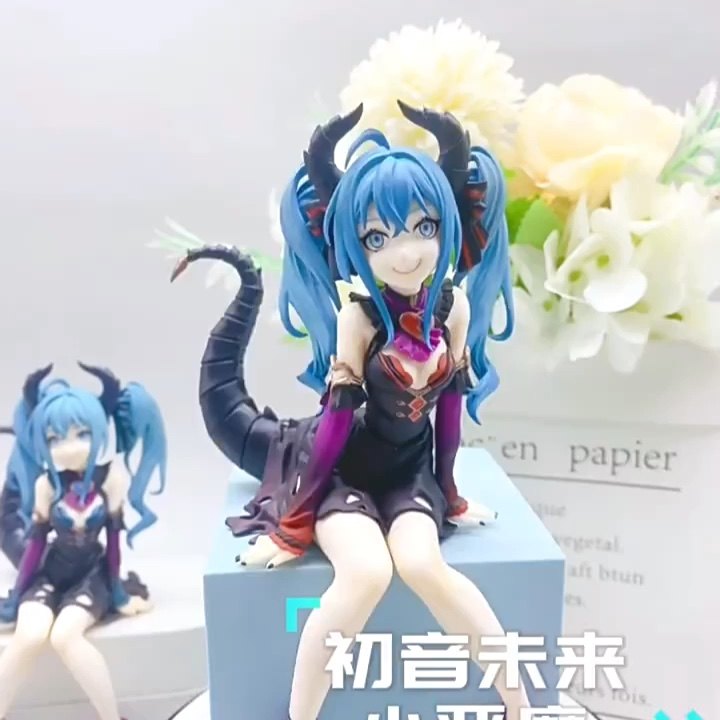 15cm Cute Miku Dragon Maid Anime Action Figure Girl Little Devil ...