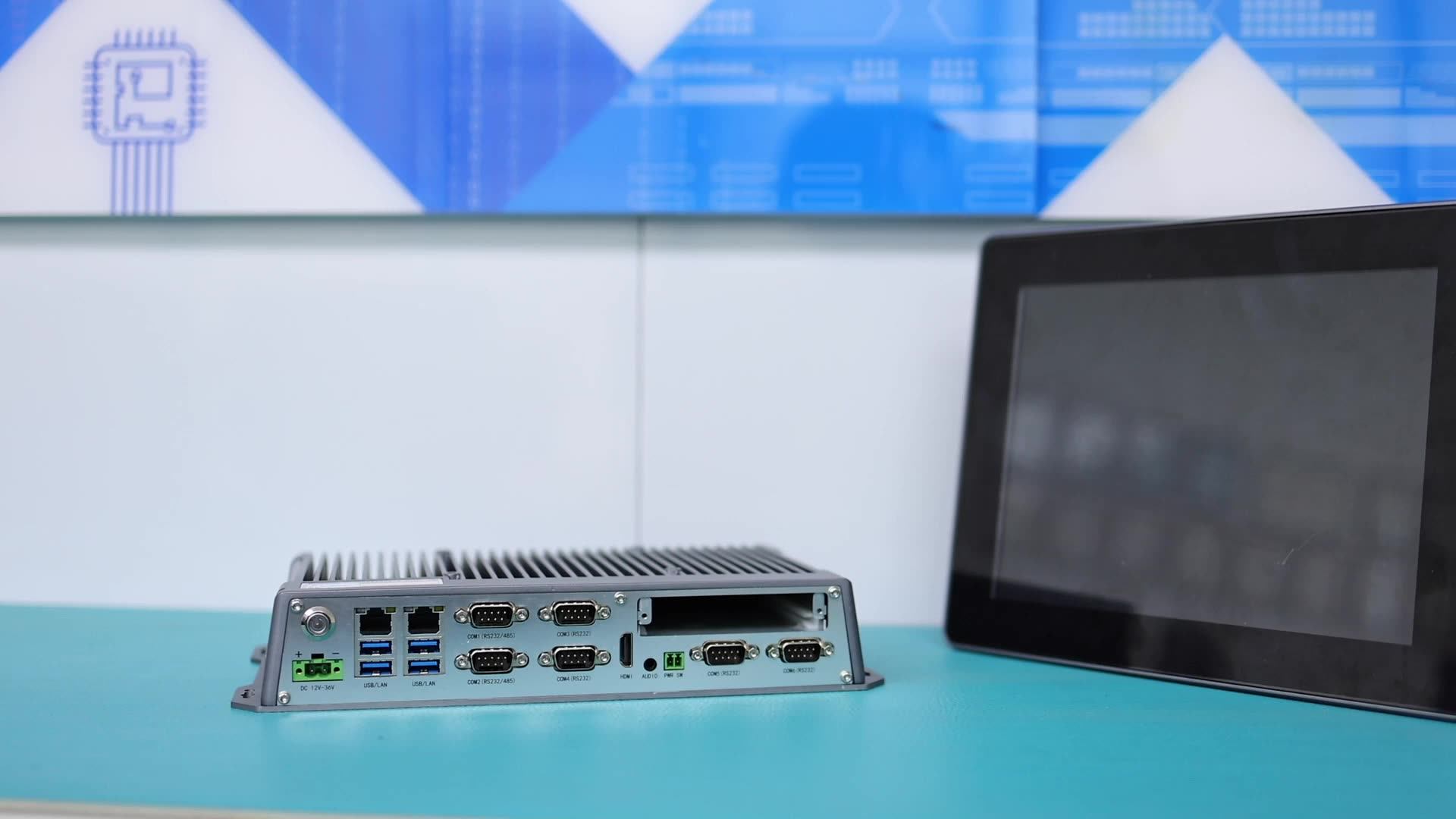 Din Rail Fanless Industrial Computer Atom I3/i5/i7 Embedded Mini Box Pc ...