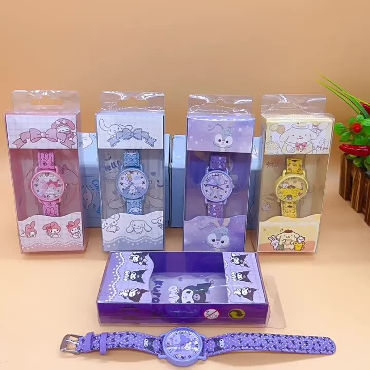 Custom Gifts Kids Watch Kawaii Anime Ro Mi Led Girls Gift Toy ...