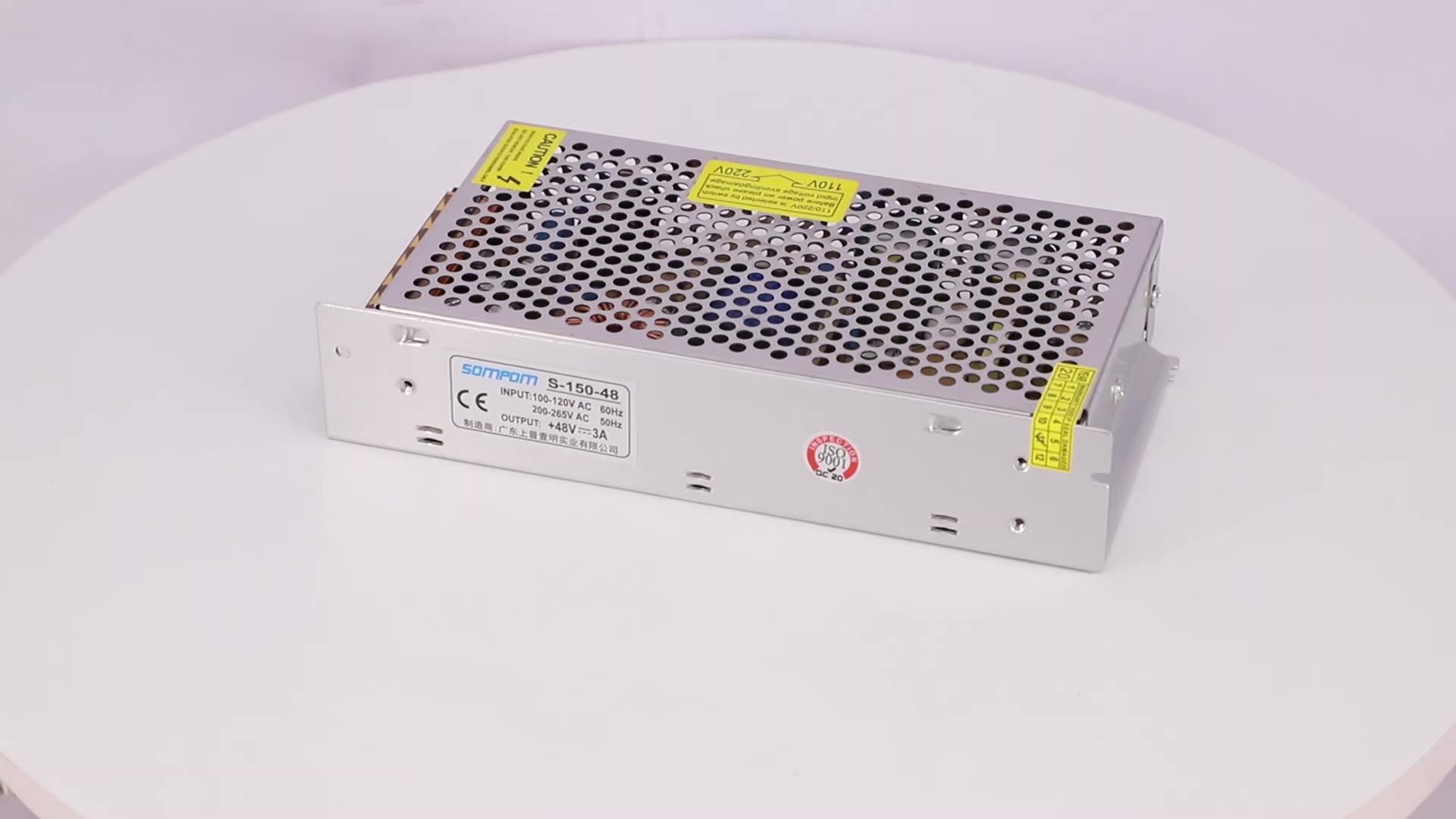48v Switching Power Supply 3a 144w Ac To Dc Led Strip Power Source ...