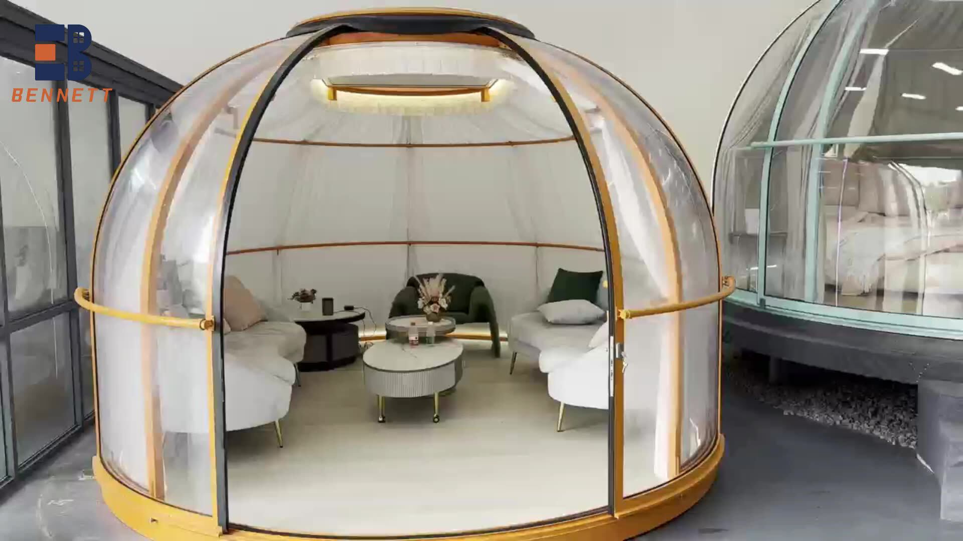 Dome-shaped Architecture Panoramic Views Fusion Of Nature & Luxury ...