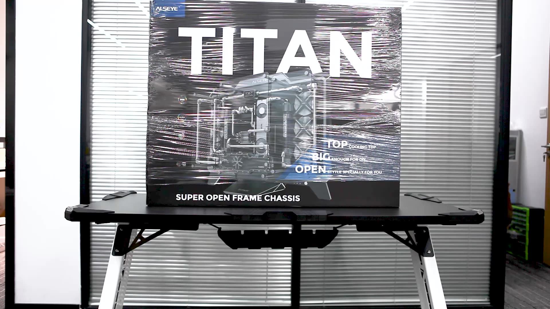 Alseye Transparent Acrylic Diy Water-cooled Chassis Open Computer Case ...