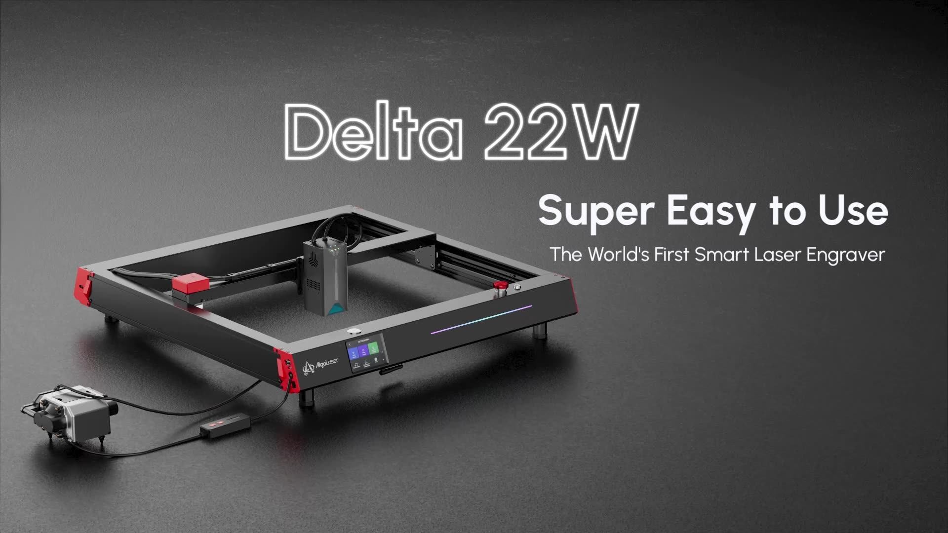 Algolaser Delta Mini Small Laser Wood Carving Cnc Machine Acrylic Diy ...