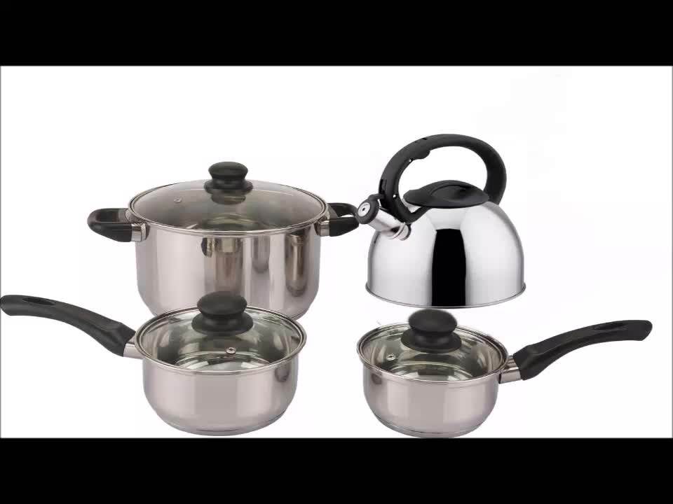 Factory Price 12pcs Happy Baron Stainless Steel Cookware Set - Buy ...