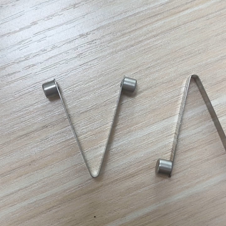 Stainless Steel V Shaped Spring Button Clip For Tube - Buy Spring ...