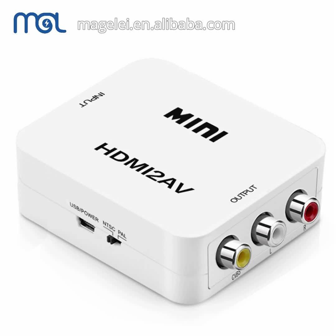 High Quality Wholesale 1080p 60hz Mini Size 1080p Hdmi2av Hdmi To Av ...