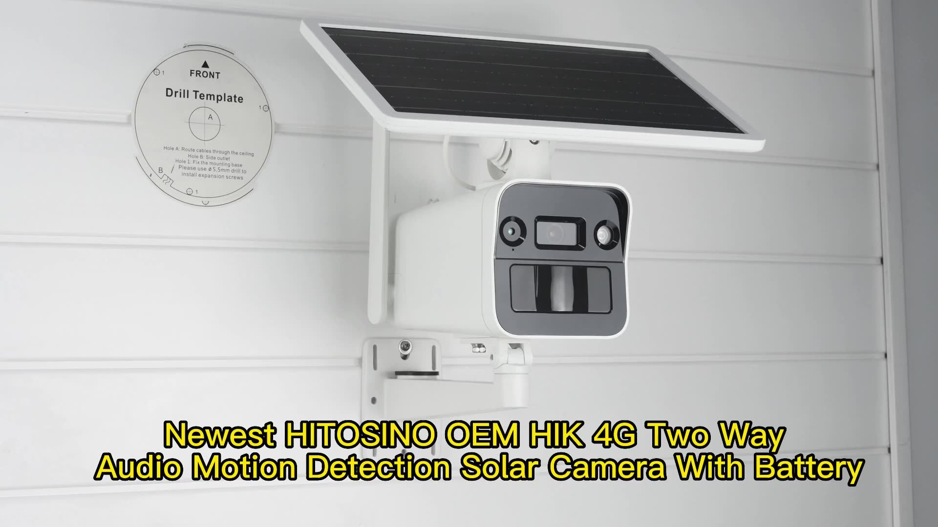Oem Hik Ds-2xs2t41g1-id/4g Outdoor Security Solar Street Lights 4mp Pir ...