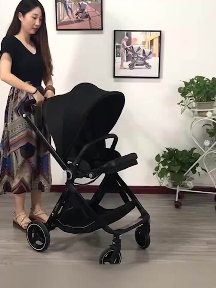 Luxury Folding Aluminum Frame Baby Stroller 3-in-1 With Winter Stroller ...