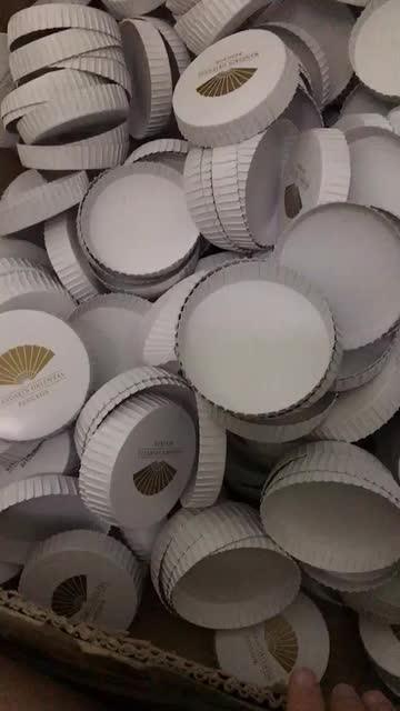 Oem Factory Sell Customized Hotel Drinking Paper Glass Cover Dia6cm ...