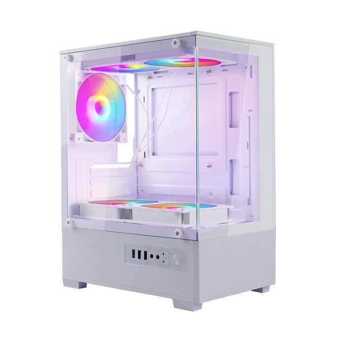 Manmu Micro Atx Gaming Case Pc Computer White Mini Pc Cpu Case Gaming ...