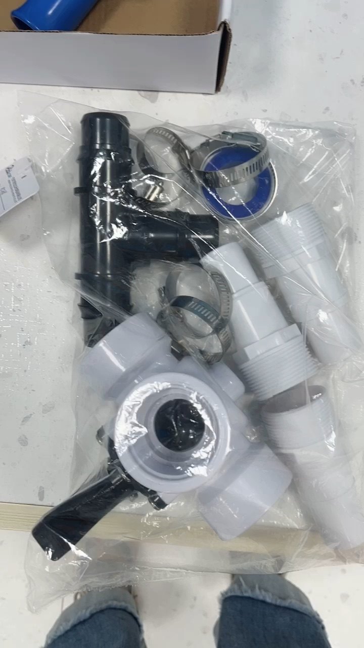 Plastic 3-way Pool Valve Bypass Kit For Pool Solar Heating System - Buy ...