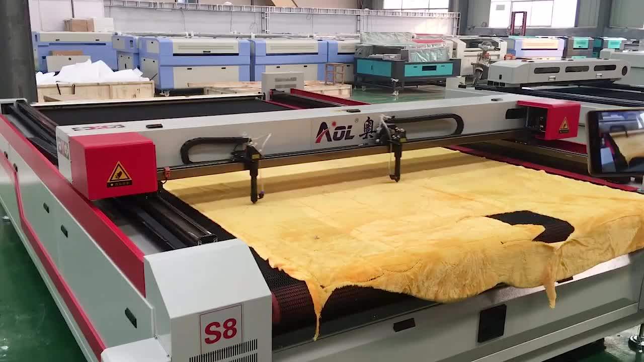 Jinan Aol Big Size Dsp Control Auto Feeding Clothing Textile Leather ...