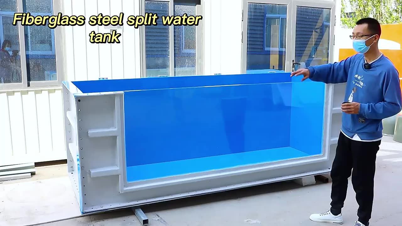 1000 Gallon Fiberglass Frp Aquaponics Bio Flock Filter Fish Tank ...