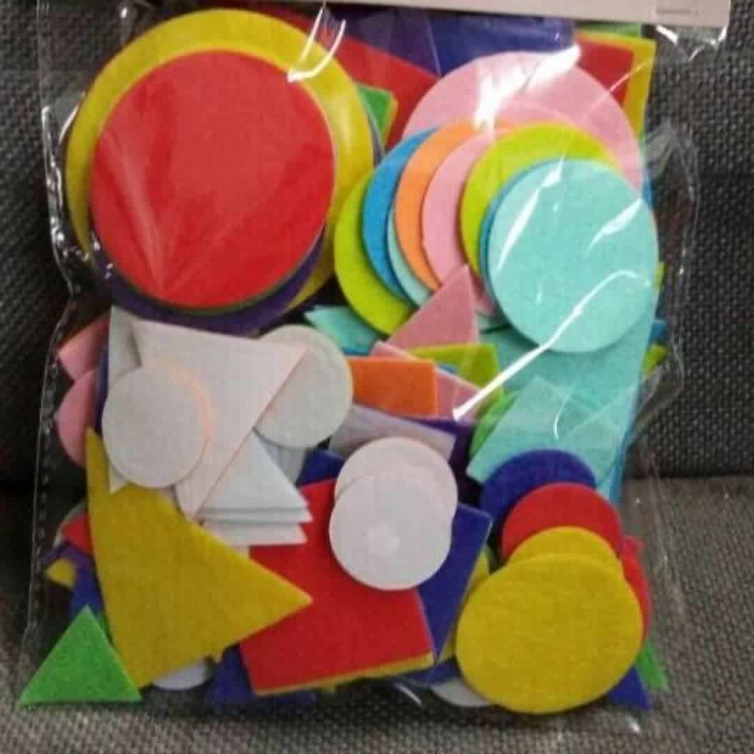 Factory Direct Selling 150pcs/pack Cute Felt Shape Sticker For Kids ...