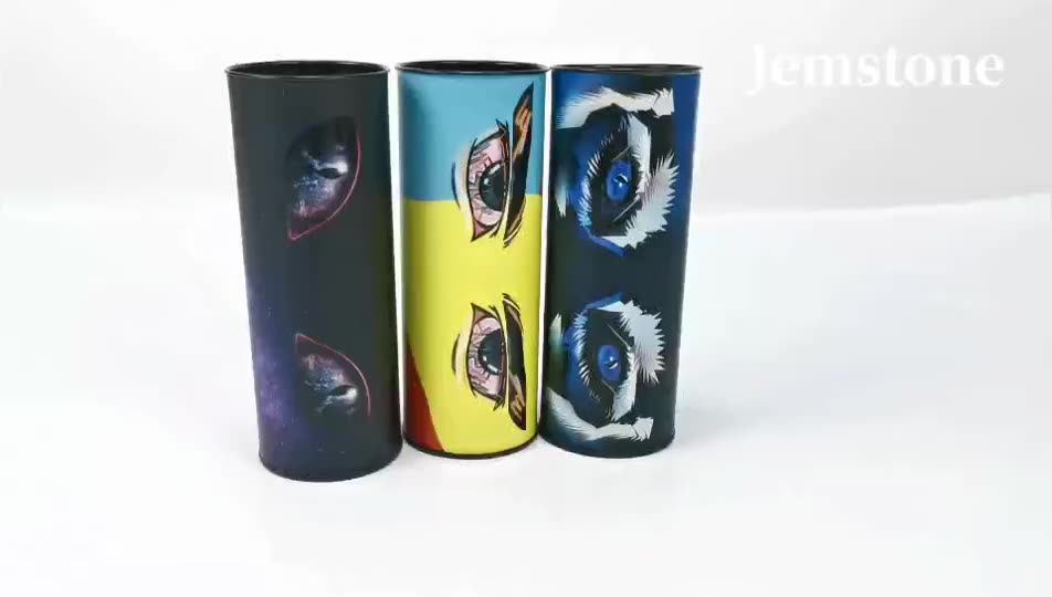 Metal Lid Cylinder Cardboard Containers Box Pringles Tube Food Grade ...