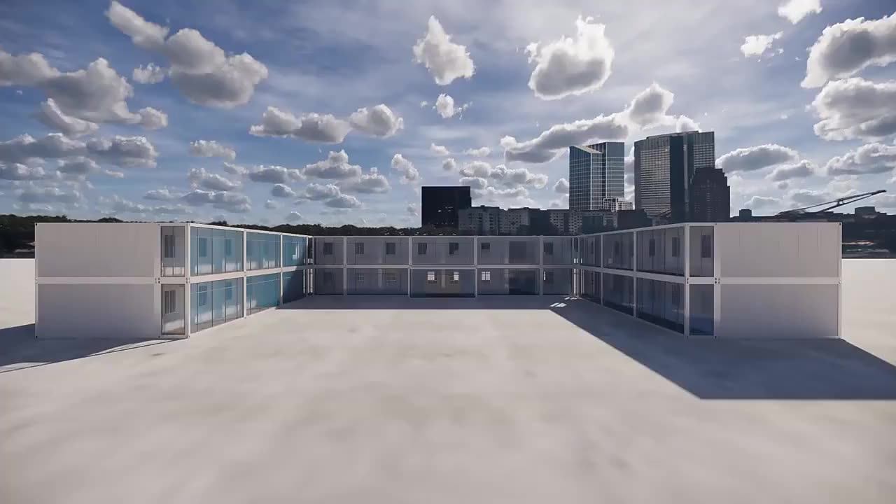 40ft Modified Modular Prefabricated Movable Container House Shipping ...