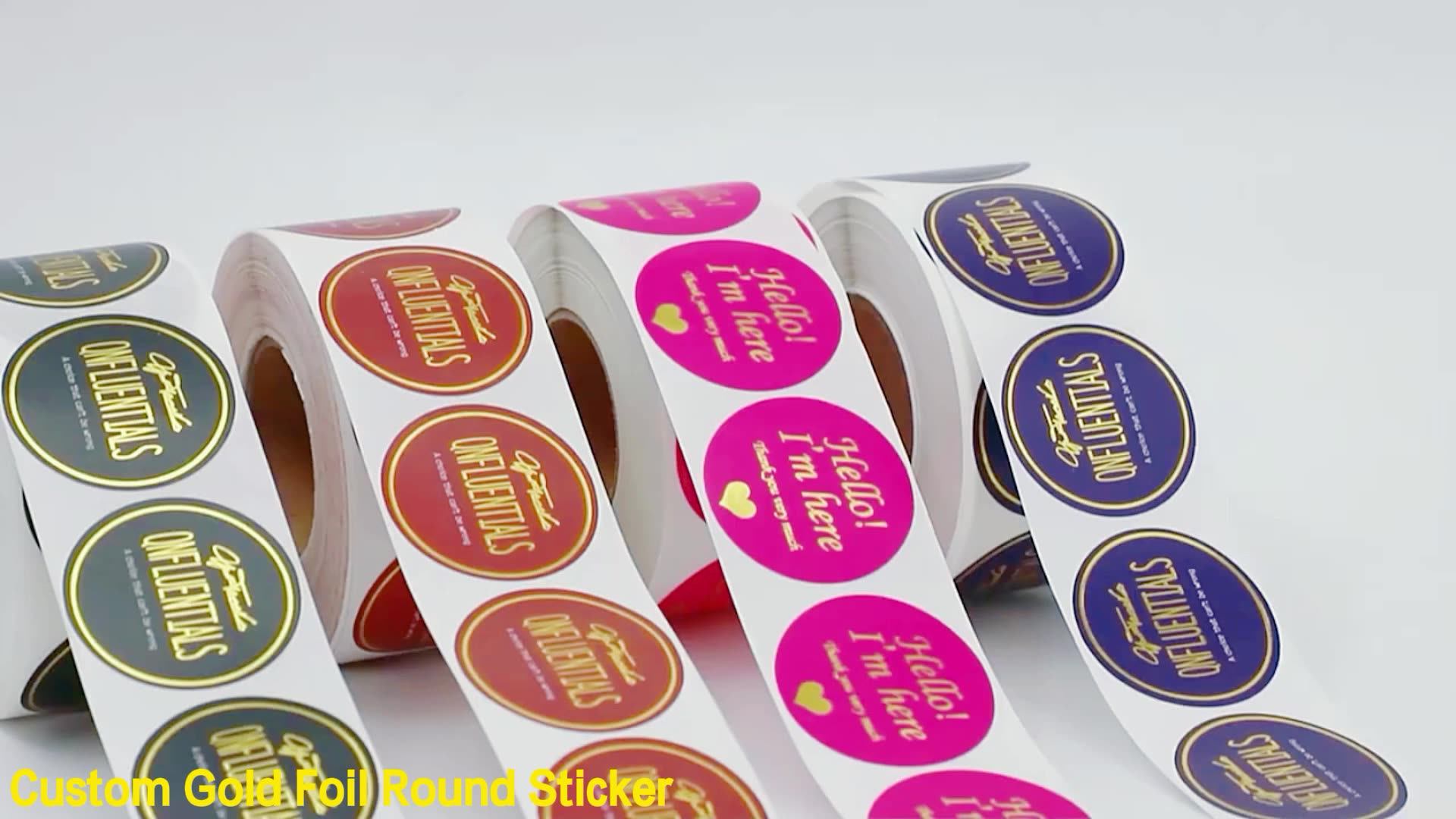 Etiquettes Custom Self Adhesive Customized Printing Transparent Logo ...