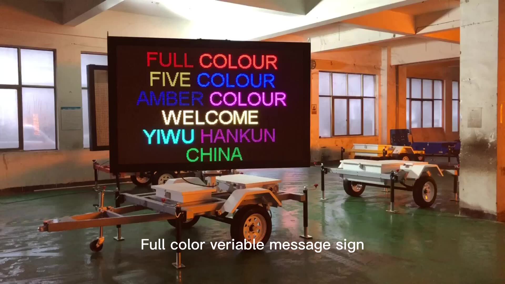 Amber Vms Boards Solar Panel Controller P40 Rgb Traffic Outdoor Mobile ...