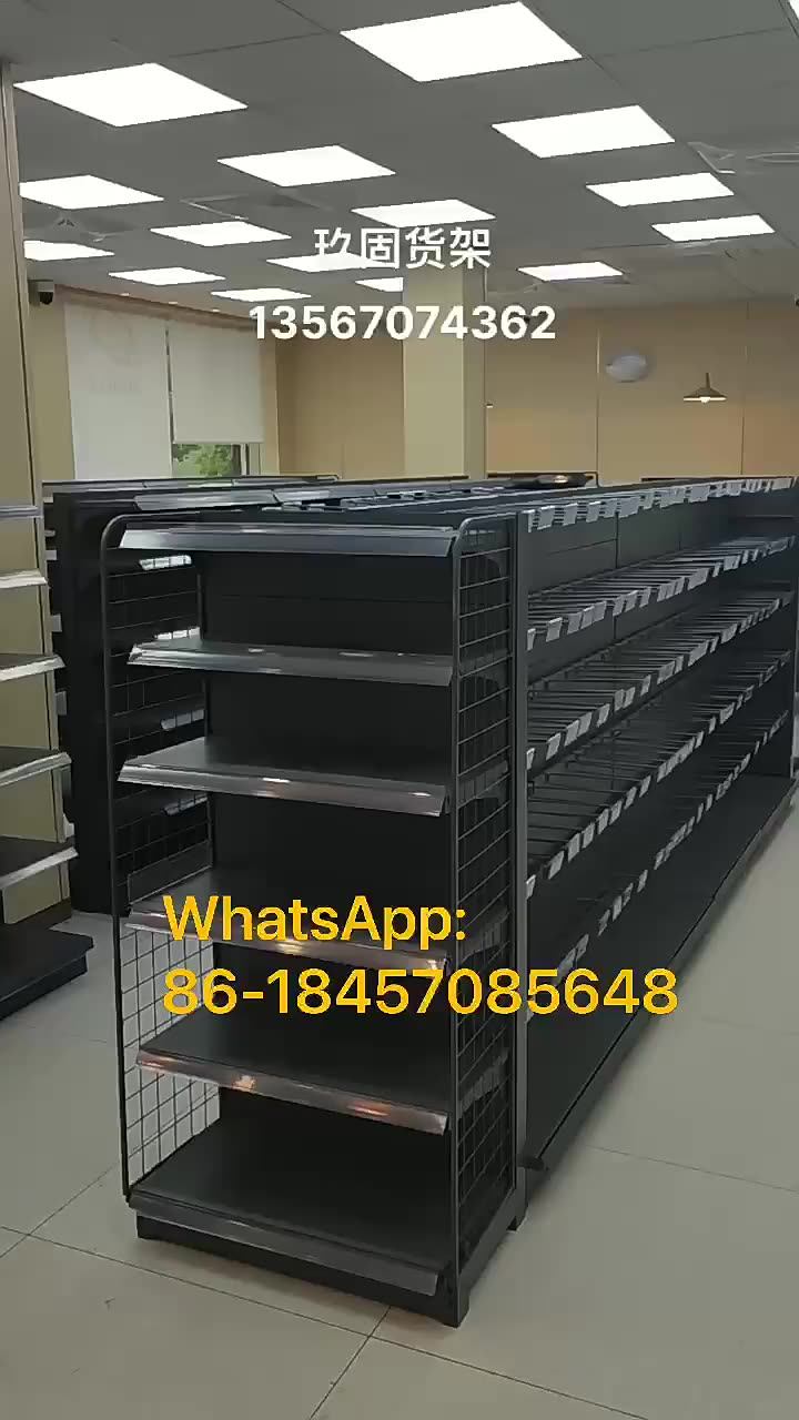 Custom Supermarket Gondolas Shop Shelves Display Racks Supermarket ...