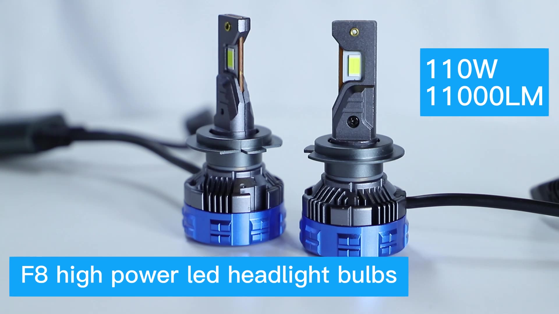 Dgls F8 Led H7 Headlight Lights Canbus 25000lm 110w H6 Led Headlight Bulb Super Bright 6 Volt ...