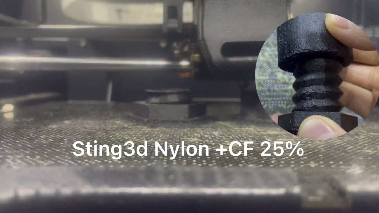 Carbon Fiber Filled Nylon Filament Pa-cf 1.75mm 3d Printer Filament,1kg ...