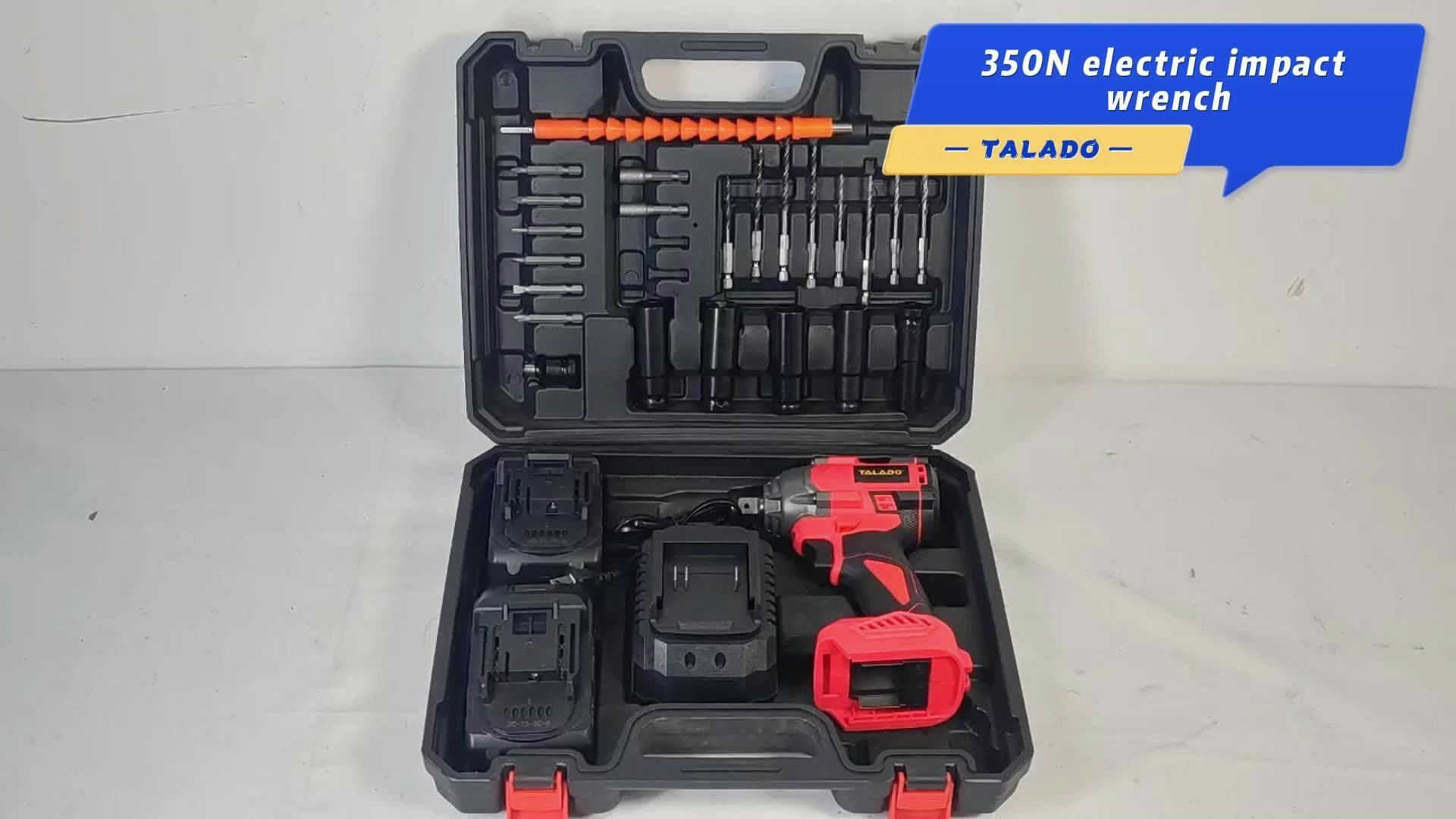 Heavy Duty 20v Cordless Brushless Electric Battery Impact Wrench ...