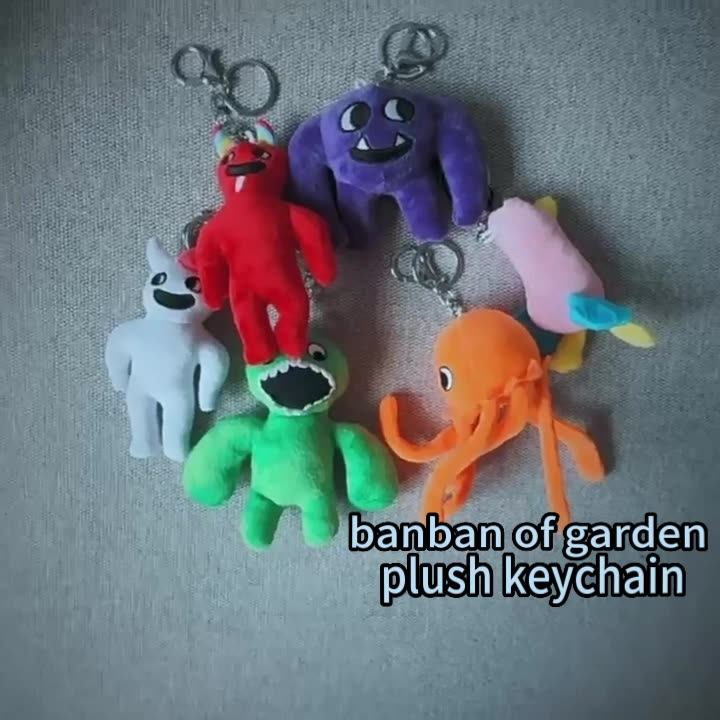 New Arrival Horror Game Garten Of Banban Stuffed Animal Keychain Plush ...