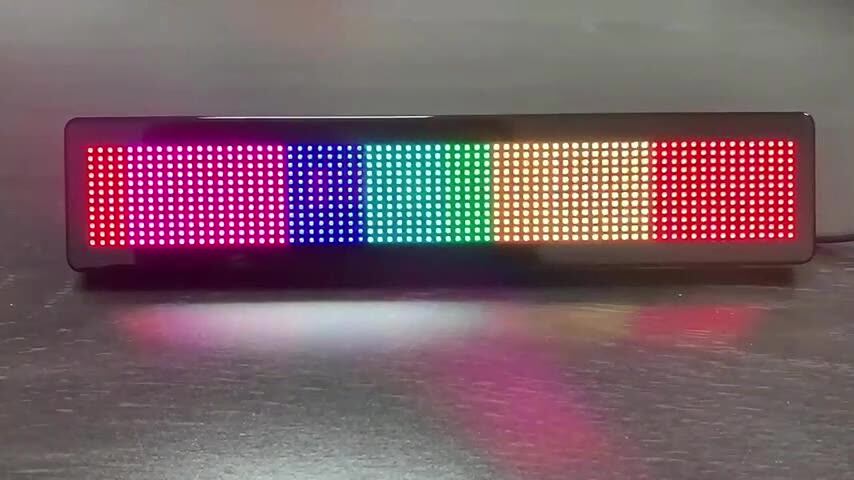Rgb Color Scrolling Led Plate Usb 5v Mini Led Message Board For Car ...