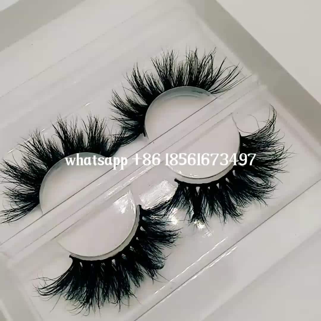 Big Dramatic Thick Eyelashes 25mm Long Mink Lashes - Buy Thick ...