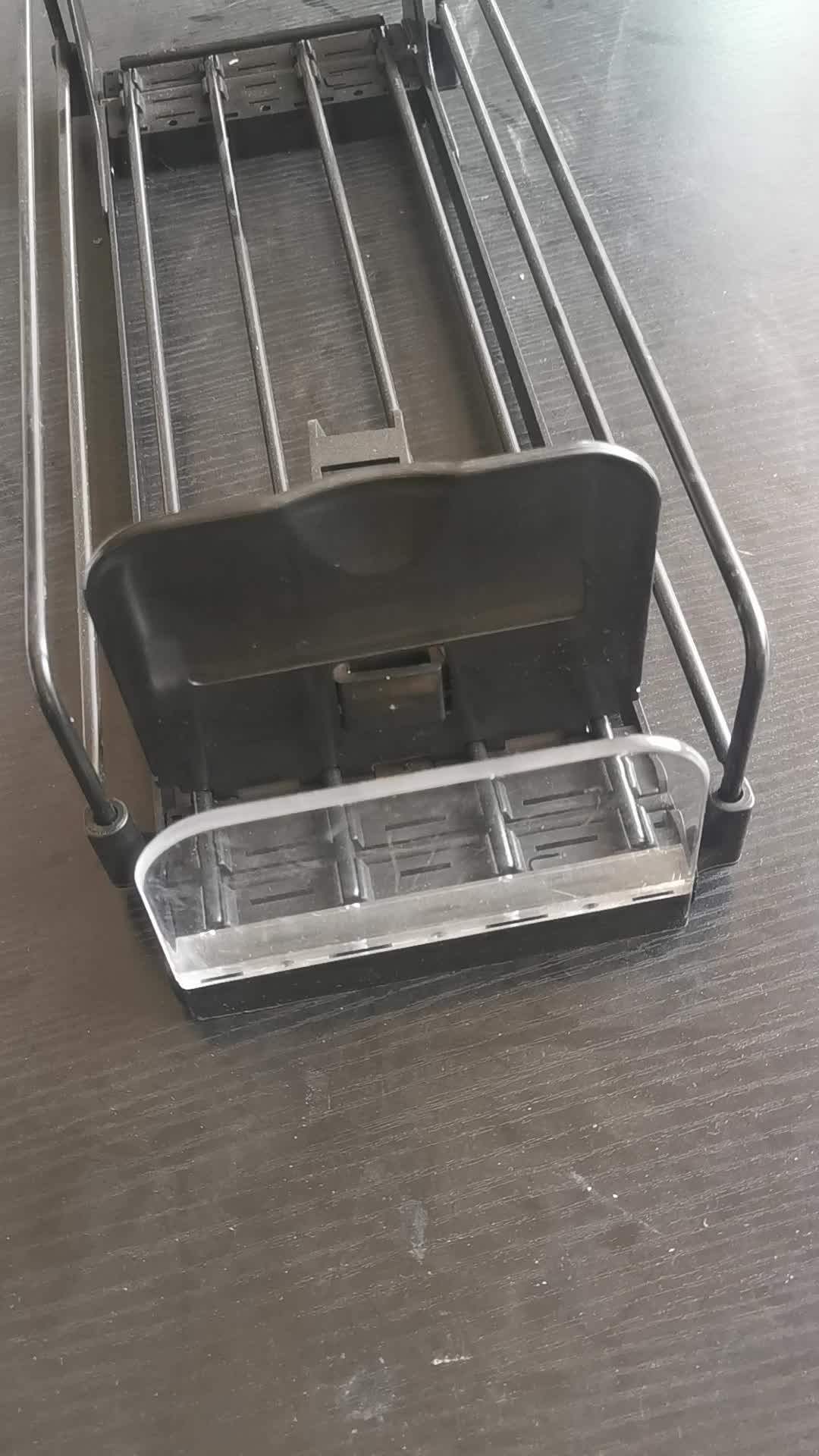 Automatic Adjustable Single Lane Pusher Merchandising Shelf Trays Width ...