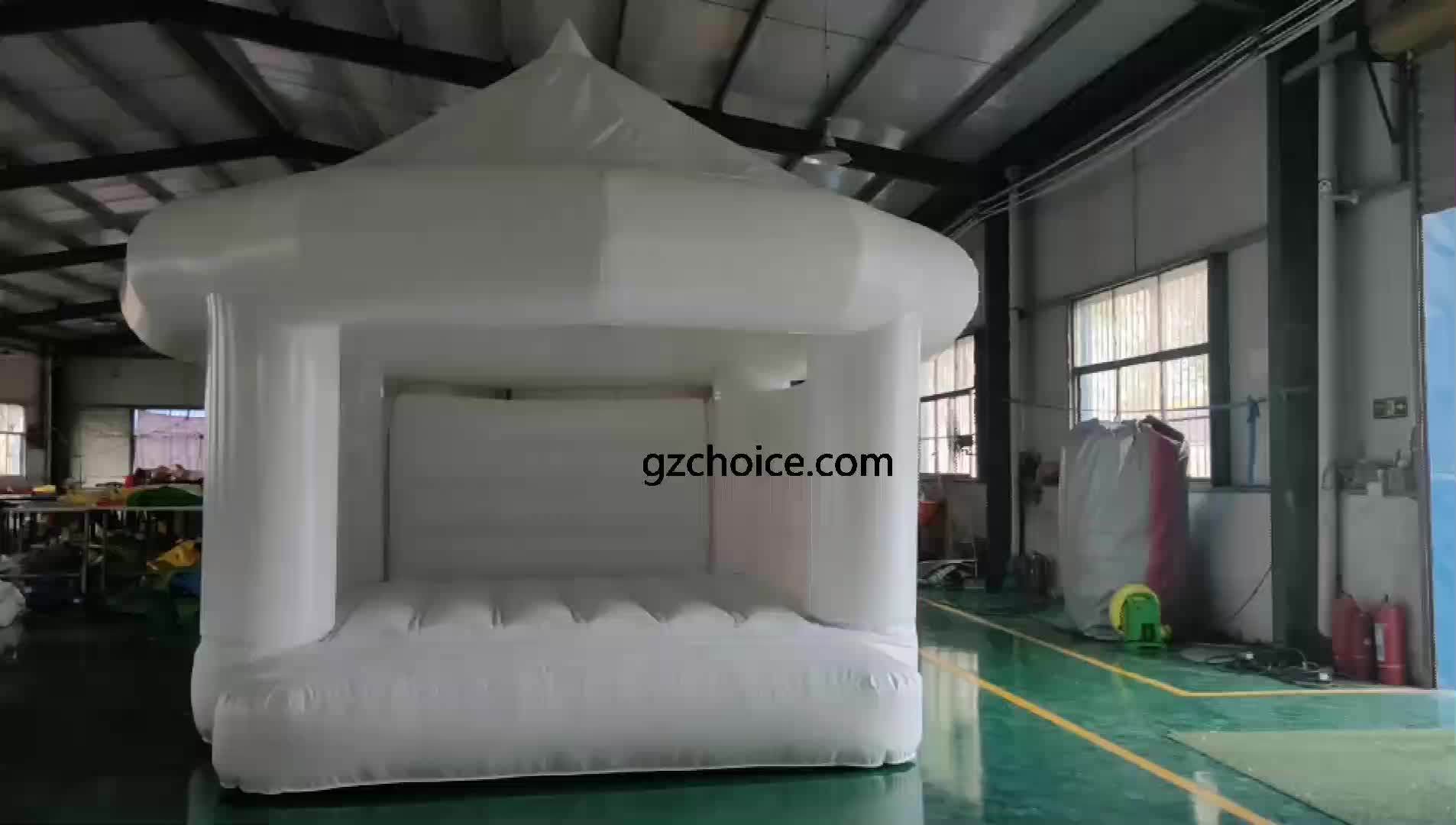 White Inflatable Wedding Bouncer For Party Rental Bounce House - Buy ...