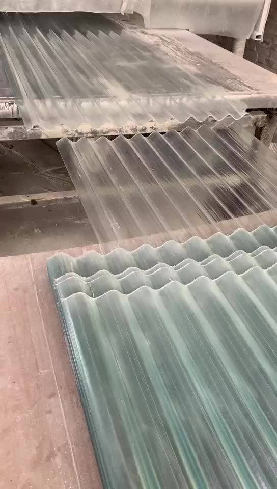 Frp Corrugated Frp Panel Plastic Building Material Hot Sale Clear ...