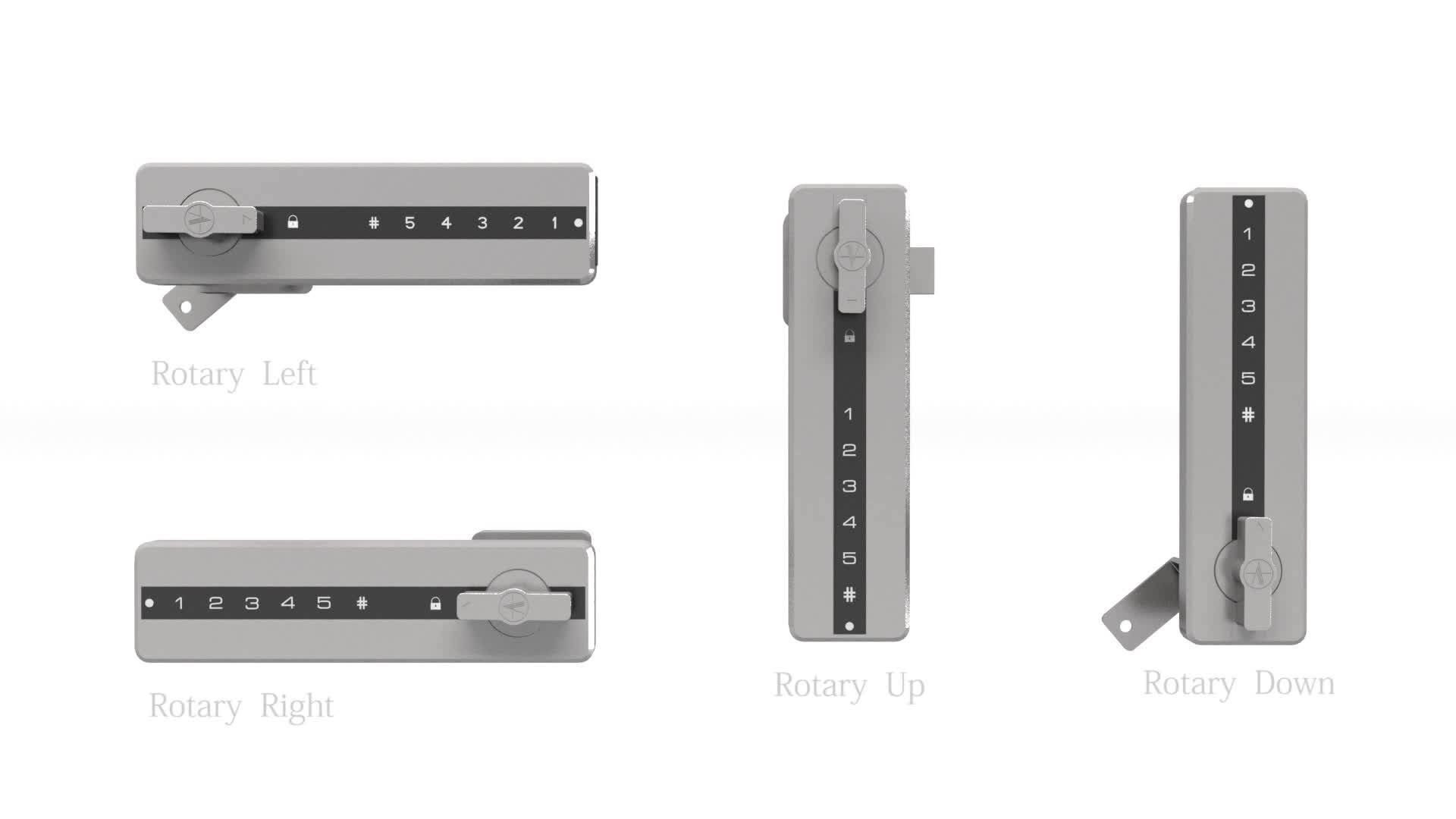 Kerong Keyless Cipher Otp Office Private Drawer Cabinet Lock Password ...