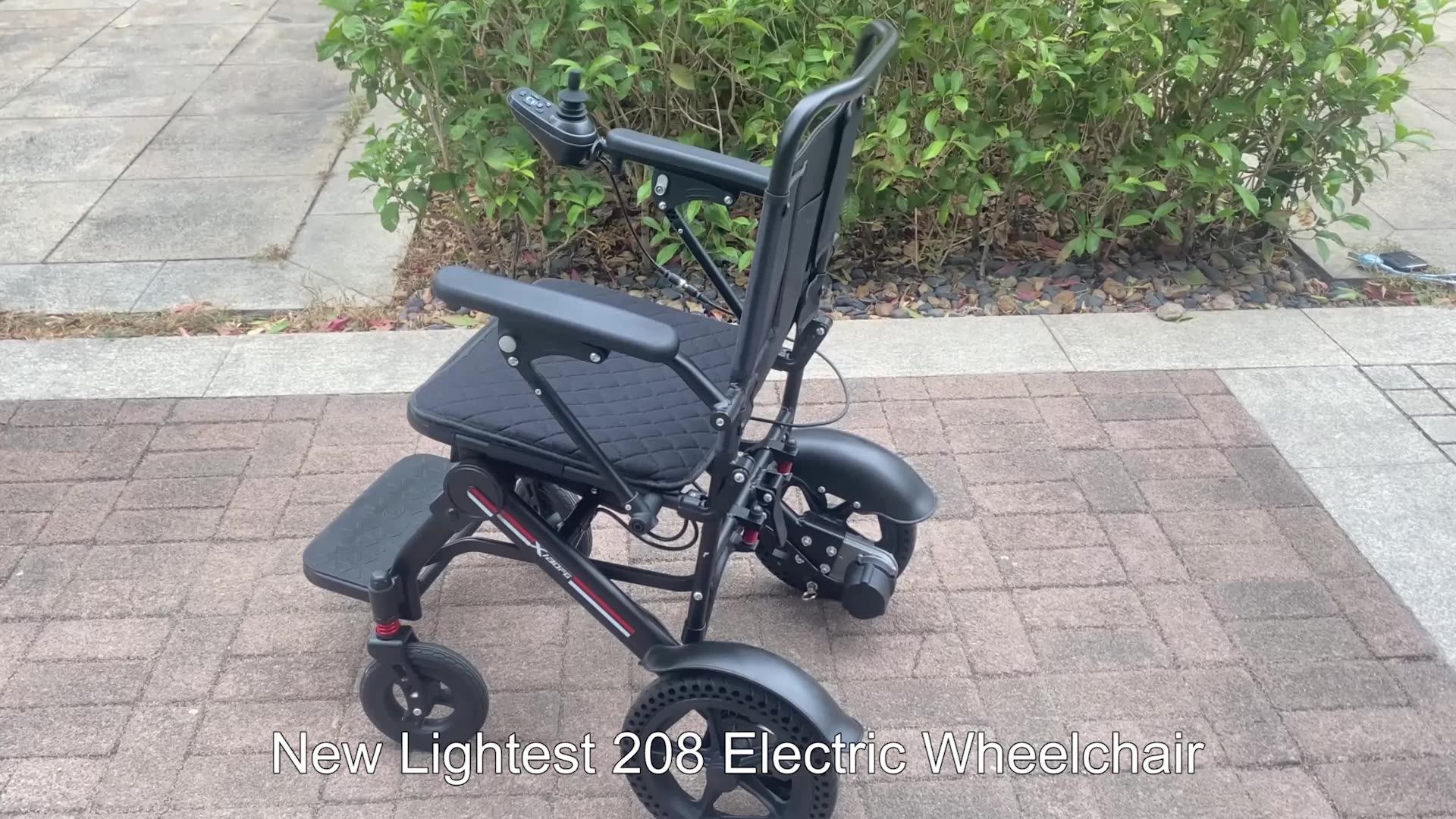 Ultra Light 15kgs Portable Folding Power Wheelchair Lightweight ...