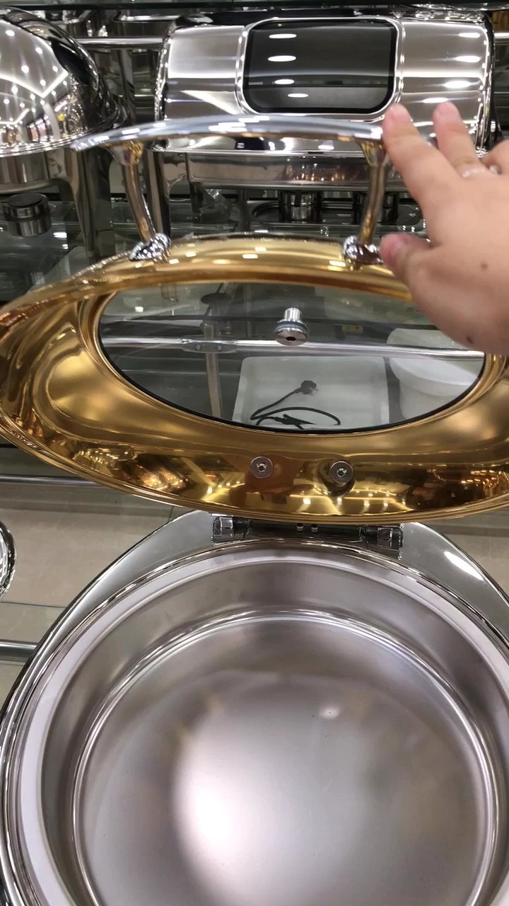 Buffet Accessories Stainless Steel Dome Dish Plate Food Cover Silver ...