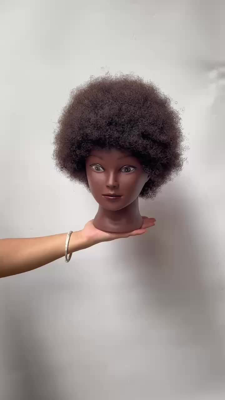 Wholesale 100 Human Hair Manikin Cosmetology Doll Head Mannequin ...