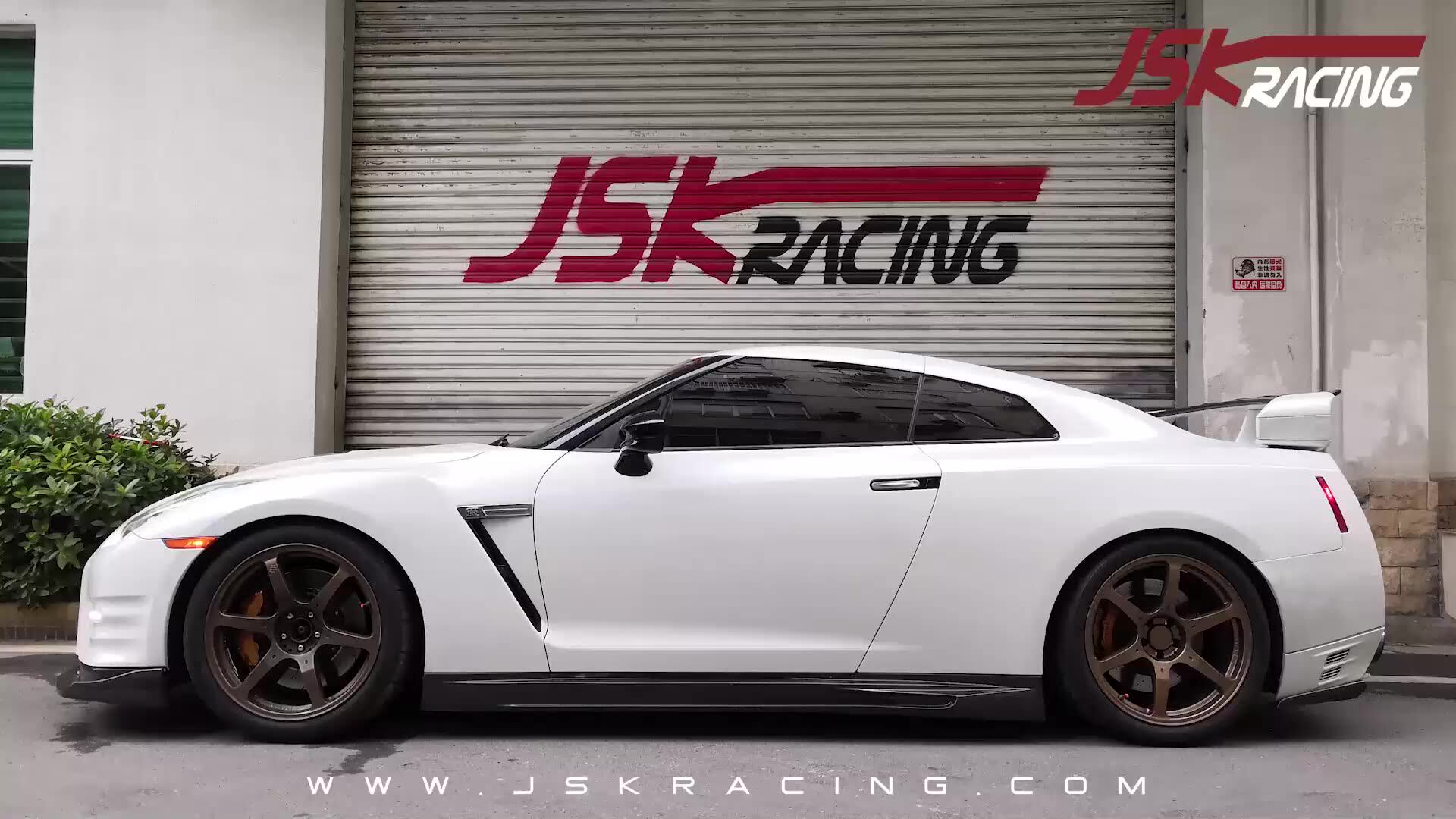 Rocky Bunny Stijl Voorbumper Glasvezel Frp Wide Body Kit Voor 2008-2016 ...