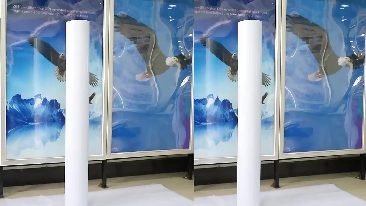 Perforated Vinyl See Through Sticker Building Window Film Self Adhesive ...