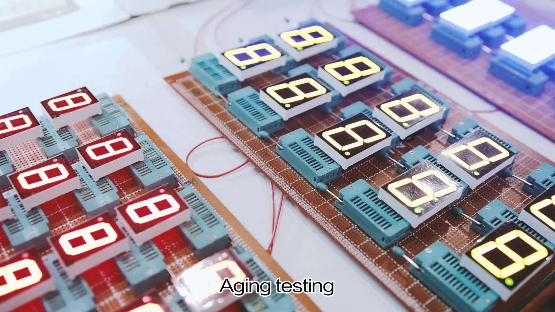 0.54 Inch 3 Digit 14 Segment Led Alphanumeric Display - Buy 3 Digit 14 ...