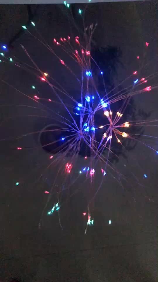 Solar Fireworks Light String Solar Fairy Led String Lights 8 Functions ...