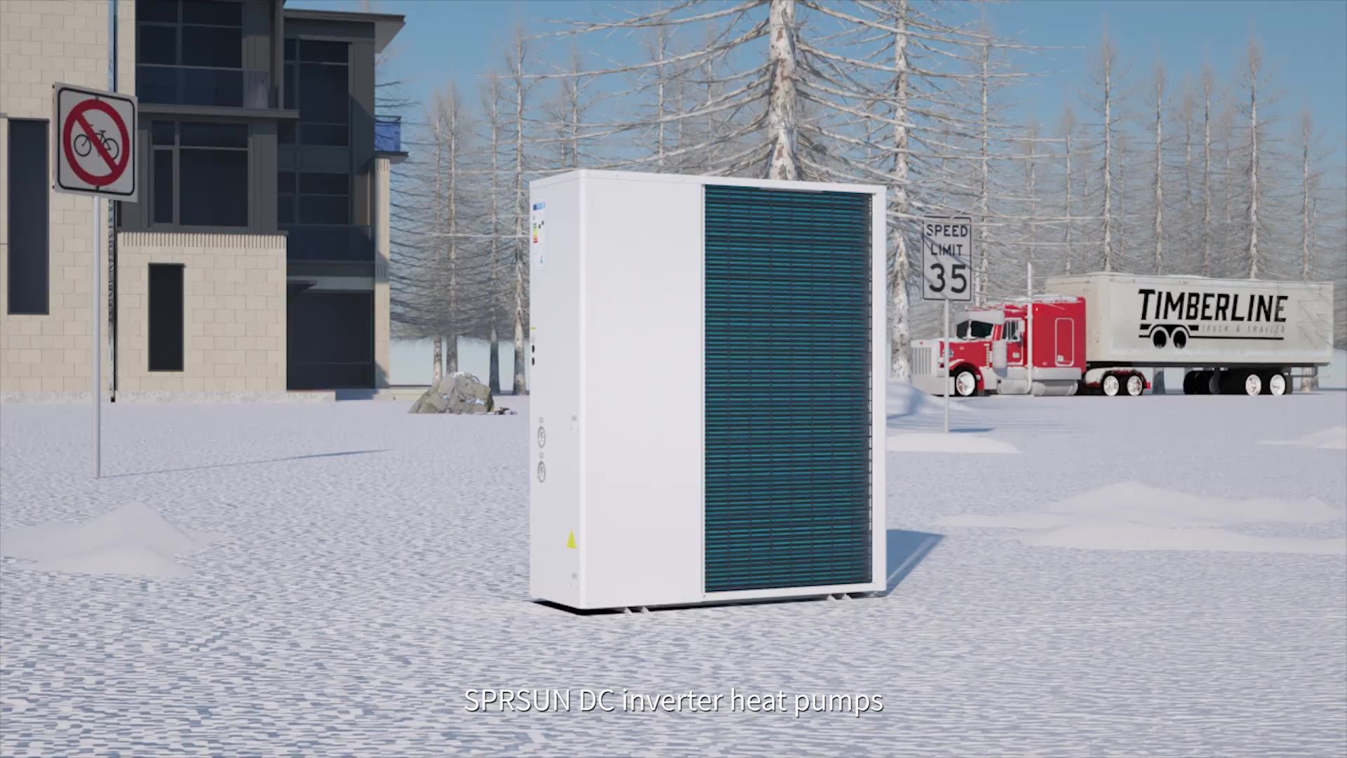 Sprsun R32 Air Source Heat Pump High Cop Heating And Cooling Dc ...