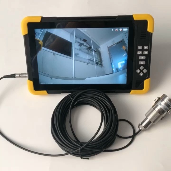 4k Touch Screen 5mp Ahd Ip68 Water Well Drill Hole Borehole Drain ...